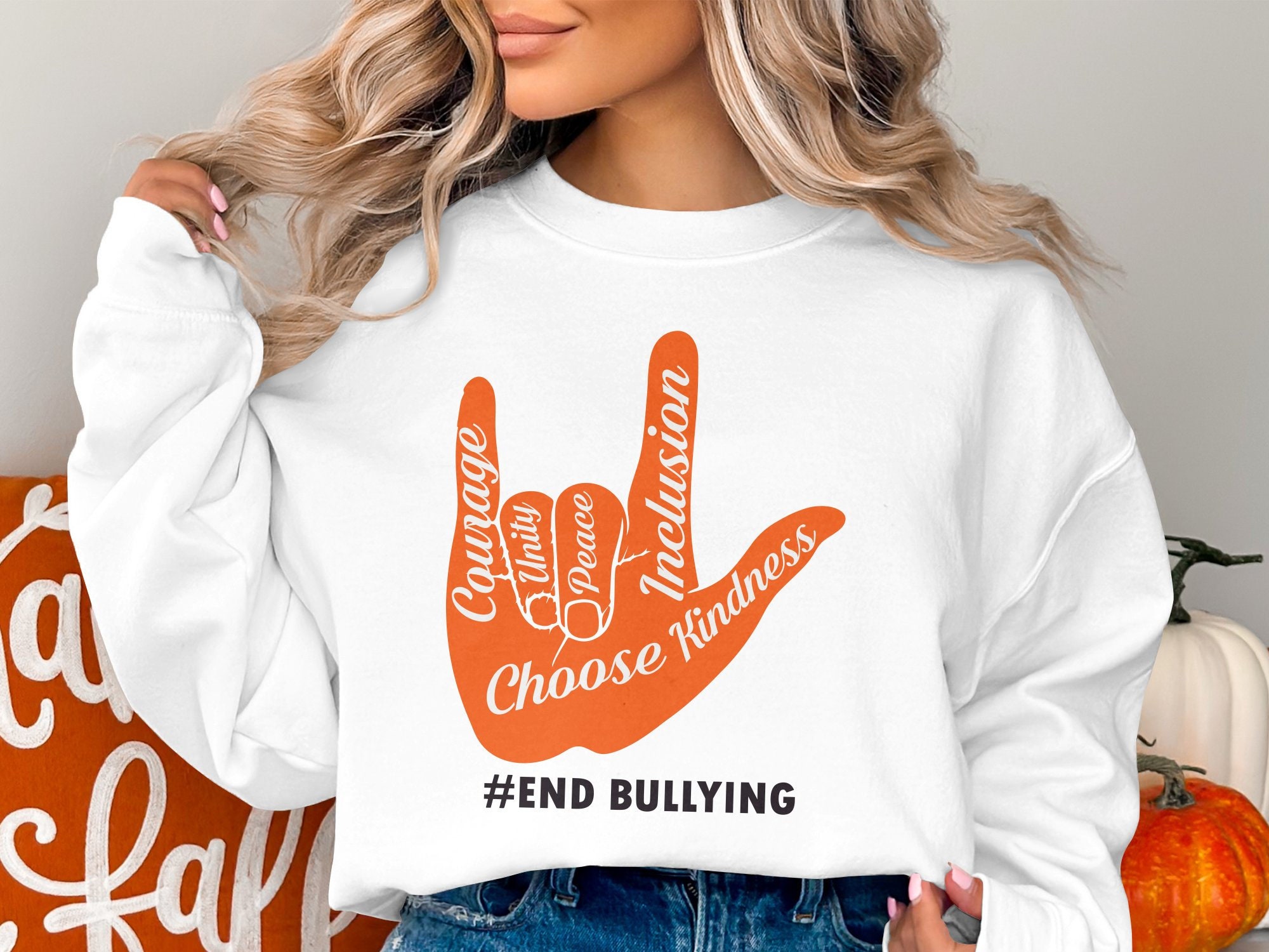 Unity Day Svg Png End Bullying Svg Anti Bully Svg Anti - Etsy