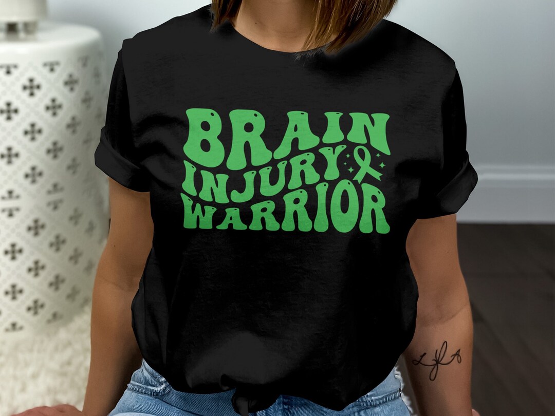 Brain Injury Warrior Svg, Brain Injury Awareness Svg Png, Green Ribbon ...