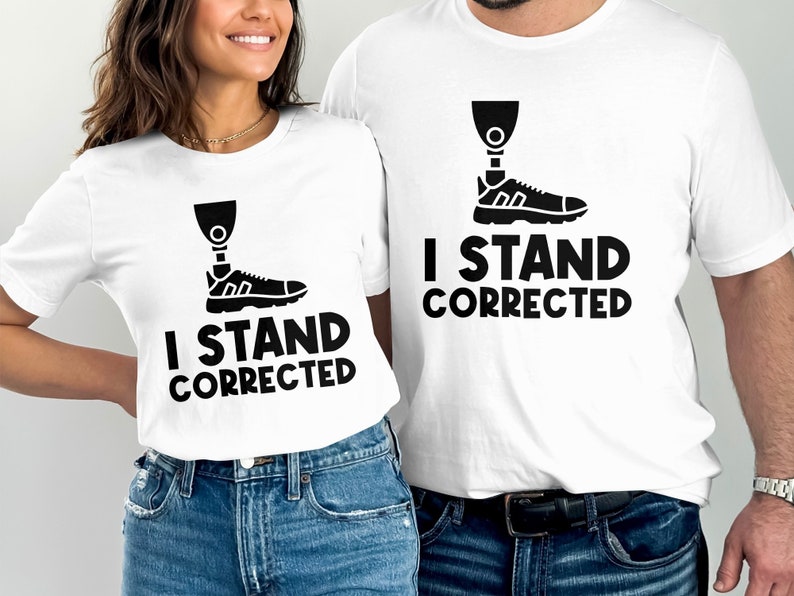 Leg Amputee Png Svg, I Stand Corrected Svg, Funny Amputee Gifts Cricut, Amputation Svg Png ...