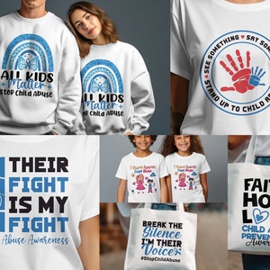 Child Abuse Prevention Awareness Svg Png Bundle, Child Abuse Svg Files, Stop Child Abuse Png ...