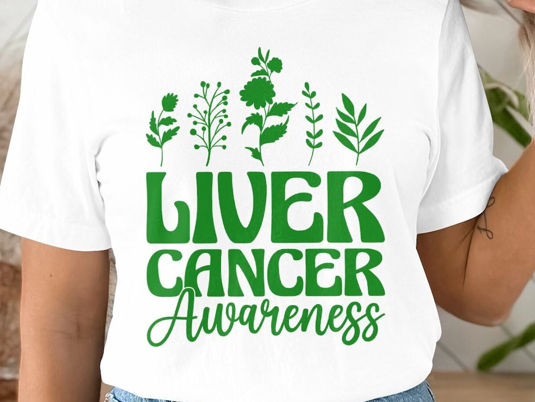 Liver Cancer Awareness Svg, Liver Cancer Svg Png, Emerald Green Ribbon ...
