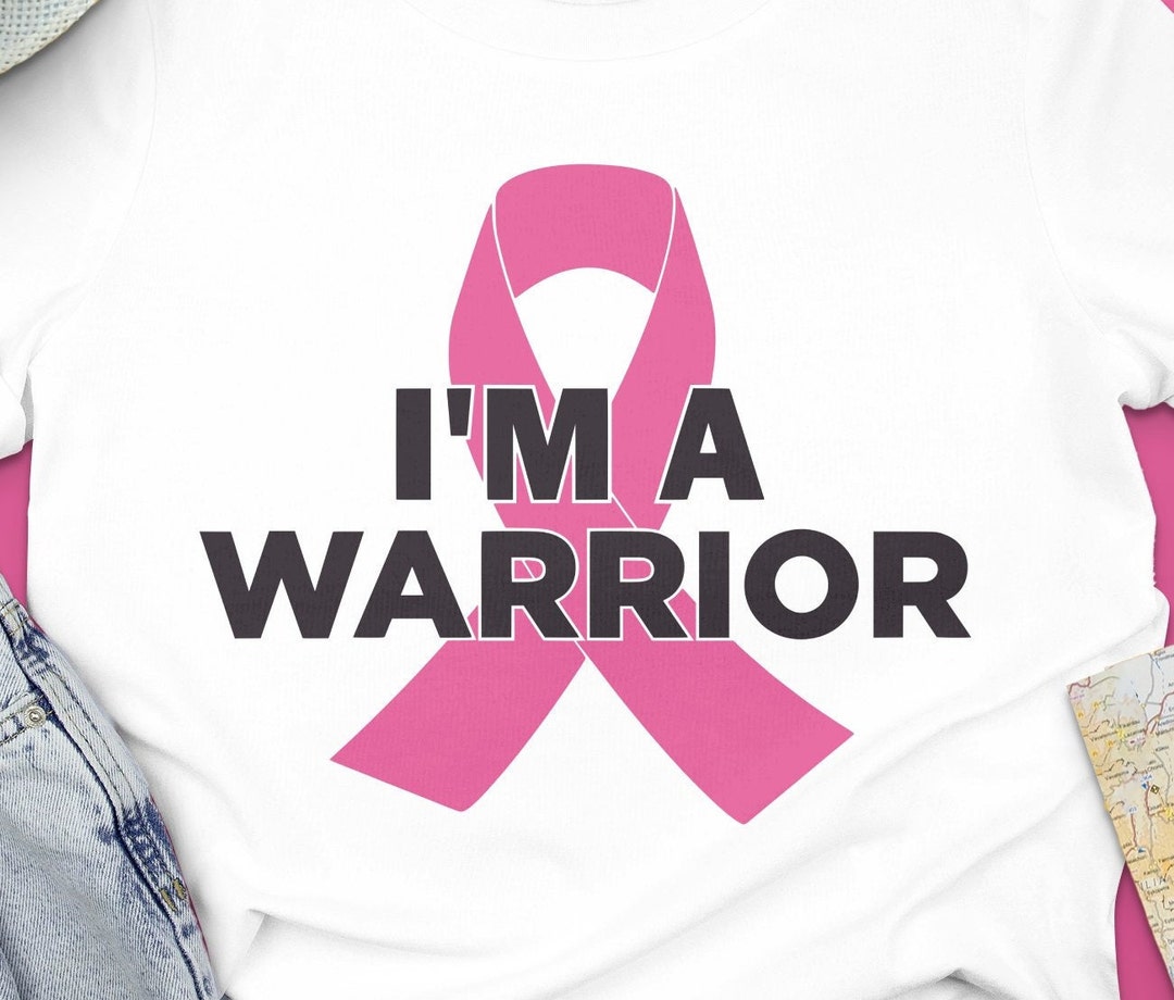 I'm a Warrior Svg Png, Breast Cancer Awareness Svg, Eosinophilic ...