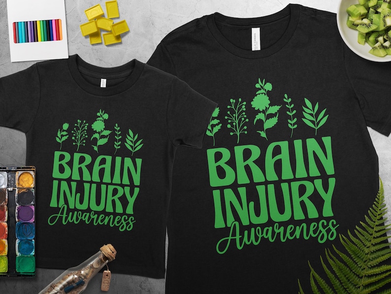 Brain Injury Awareness Svg Brain Injury Svg Png Green Ribbon - Etsy