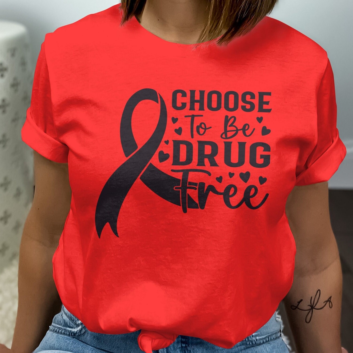 Red Ribbon Week Svg Png Choose to Be Drug Free Svg Drug Free - Etsy