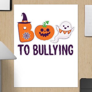 Boo to Bullying Svg Png, Unity Day Svg Png, Anti Bully Svg, Anti ...