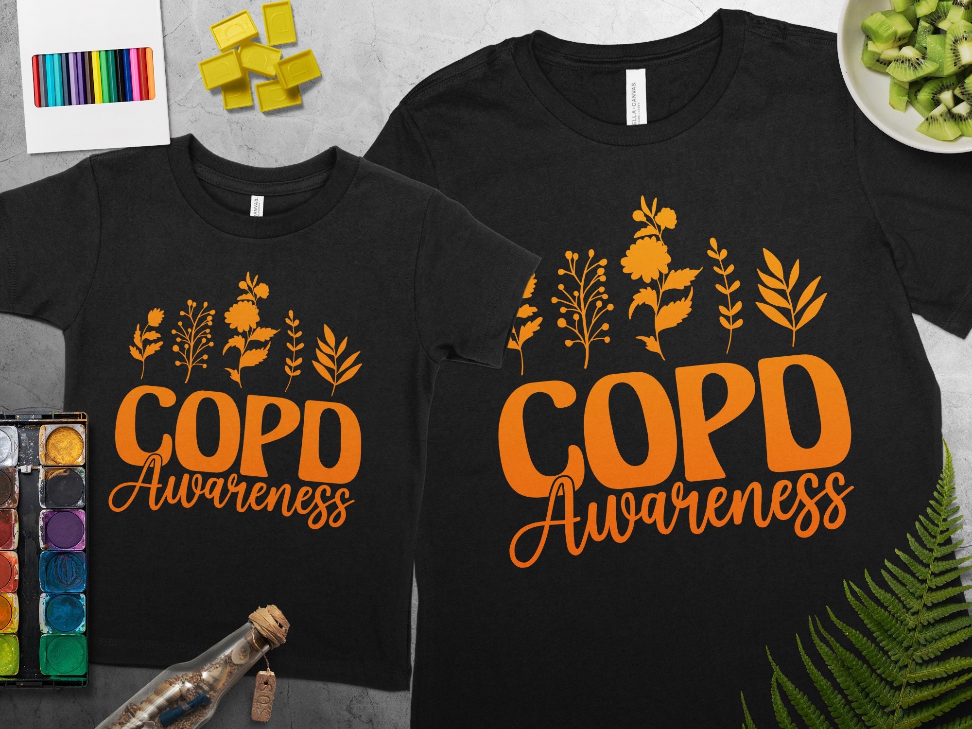 COPD Awareness Svg Png COPD Svg Png Orange Ribbon Chronic - Etsy Australia