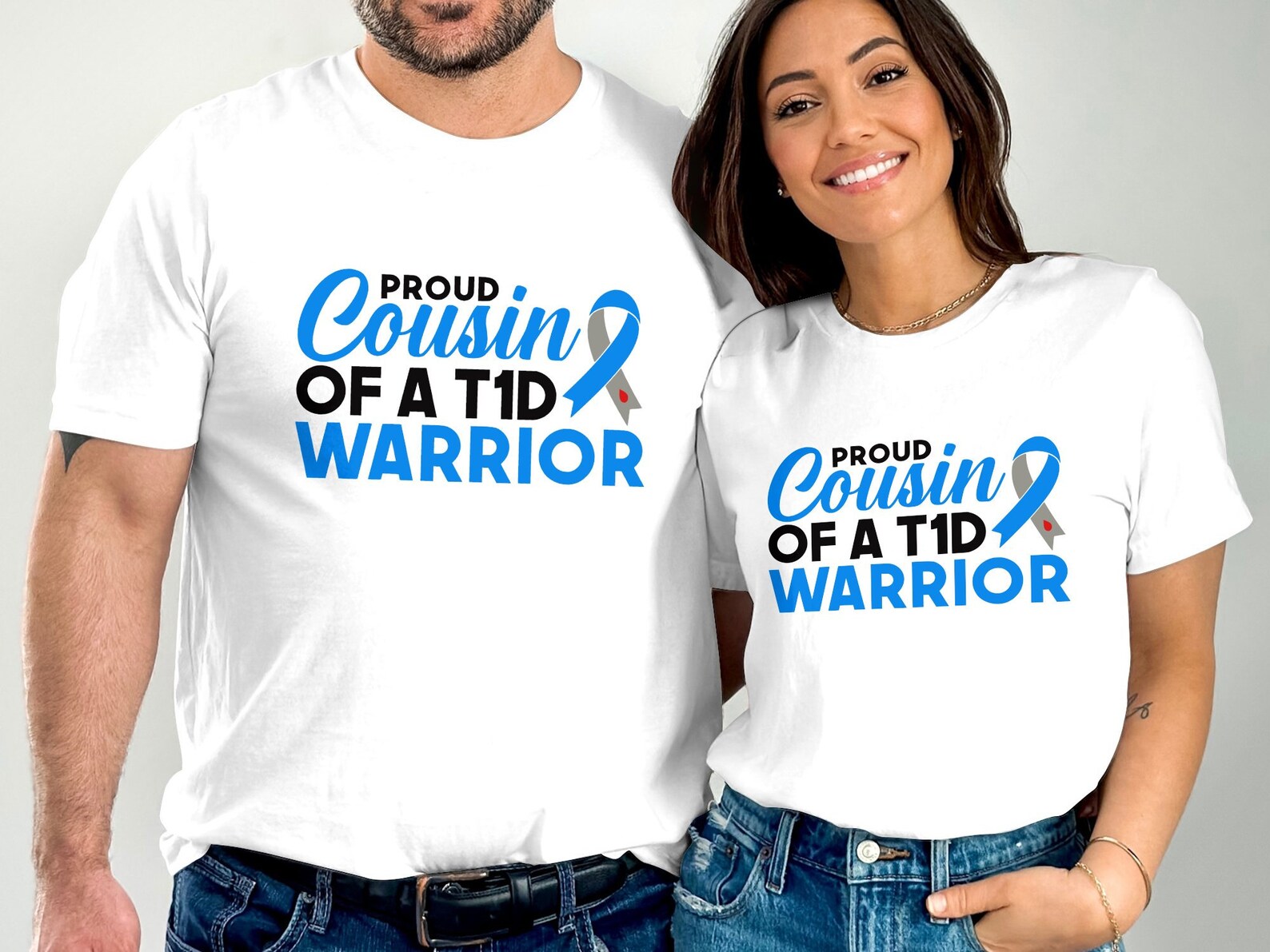 Proud Cousin of a T1d Warrior Svg, Diabetes Awareness Svg Png, Blue ...