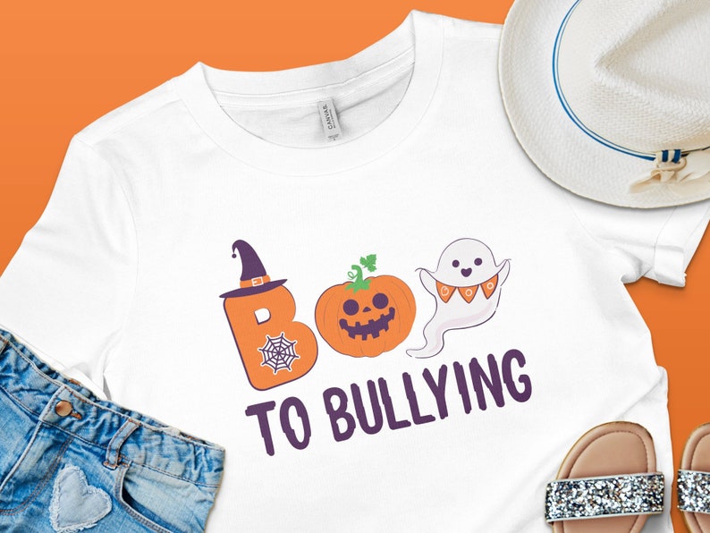 Boo to Bullying Svg Png, Unity Day Svg Png, Anti Bully Svg, Anti ...