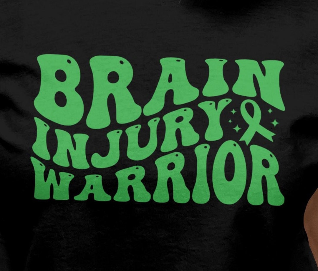 Brain Injury Warrior Svg, Brain Injury Awareness Svg Png, Green Ribbon ...