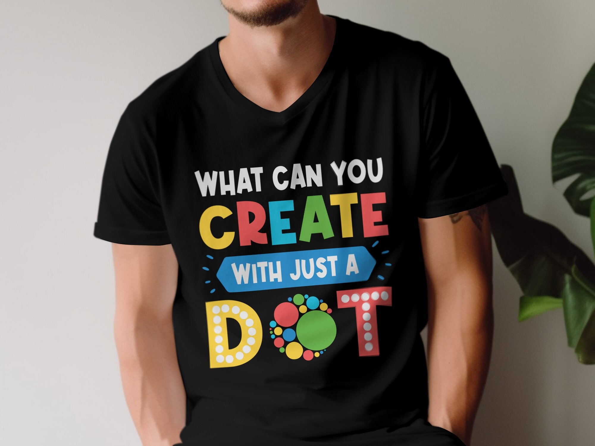 What Can You Create With Just A Dot Svg Dot Day Svg Png - Etsy