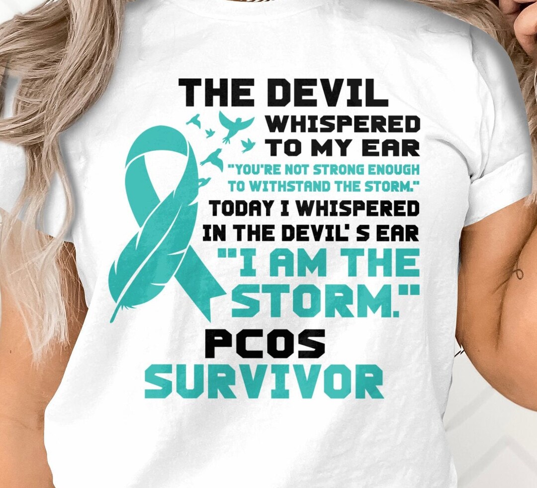 PCOS Survivor Design: Teal Ribbon Warrior Svg Png (digital Download) - Etsy