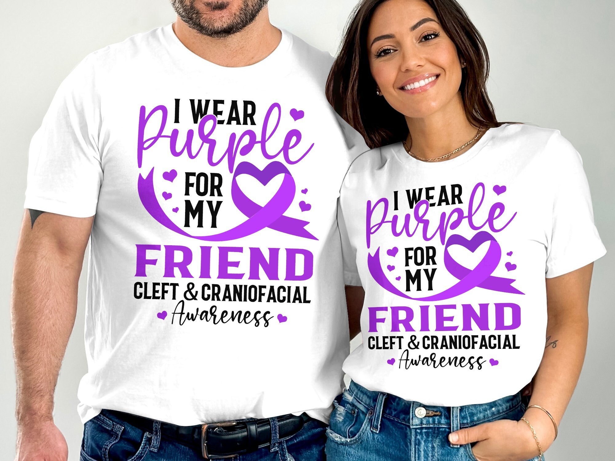 Cleft & Craniofacial Awareness Svg Png I Wear Purple for My - Etsy