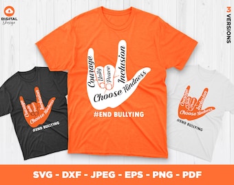 Unity Day Svg Png Bundle, Anti Bullying Svg Bundle, Anti Bully Teacher ...