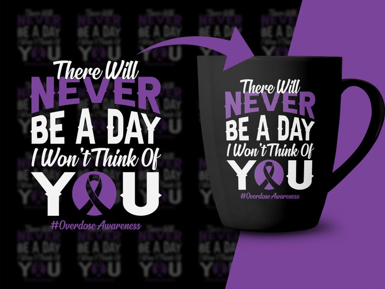 Overdose Awareness Svg Png: Remembrance Design (digital Download) - Etsy