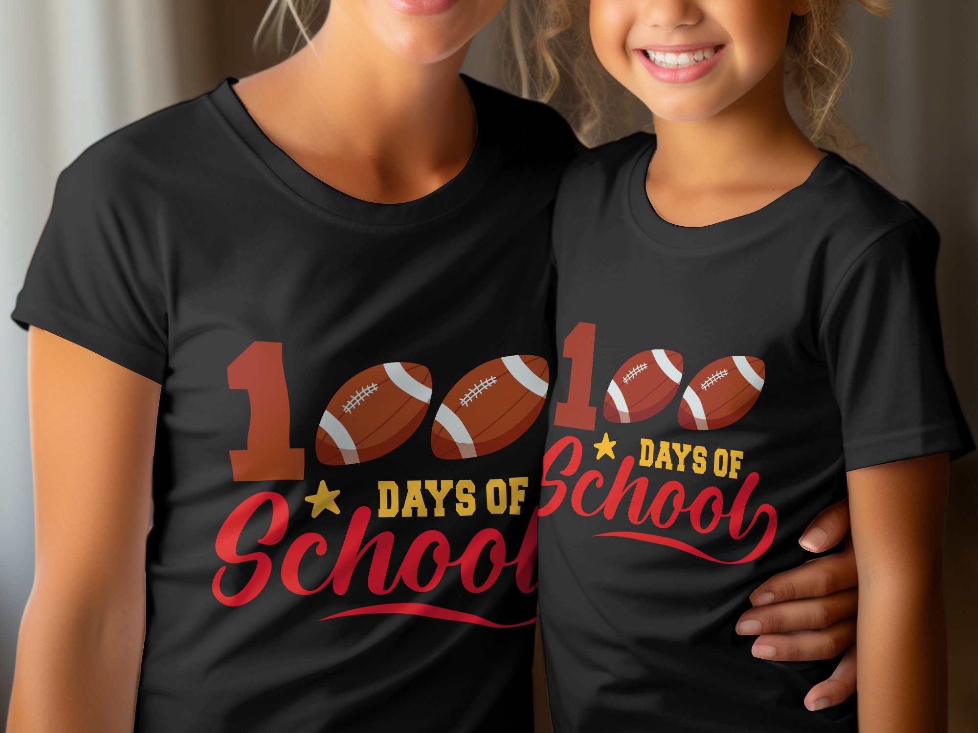 100 Days of School Svg Png, 100 Days of School Football Svg Cricut ...