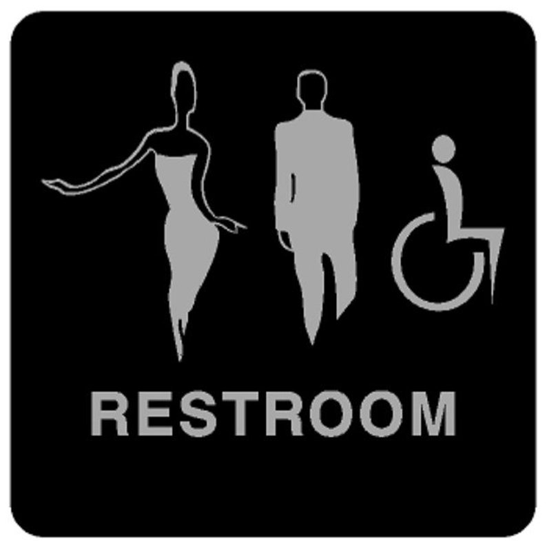 Elegant Restroom Signs - Etsy
