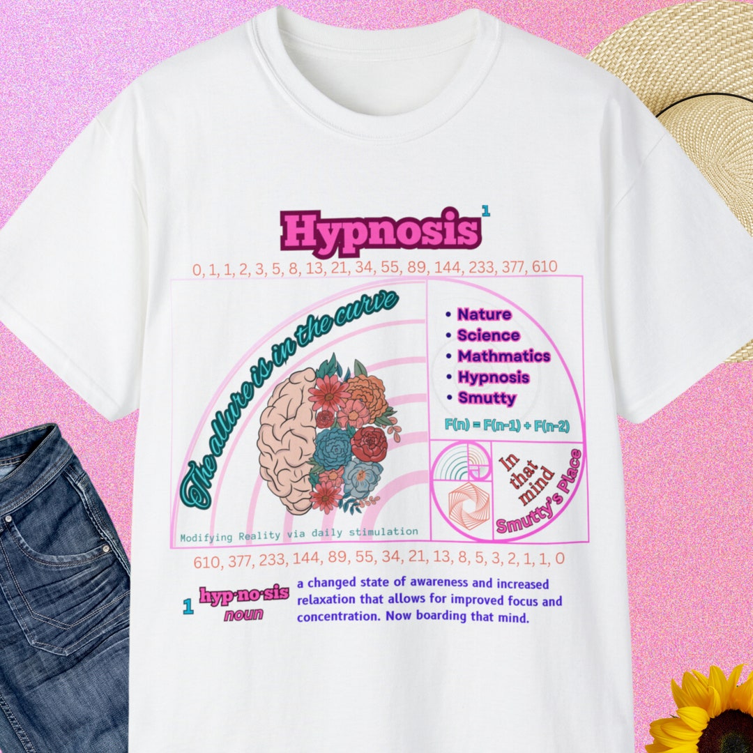 Fibonacci Spiral Shirt, Hypnosis T-shirt, Golden Ratio, Science , Nerdy ...