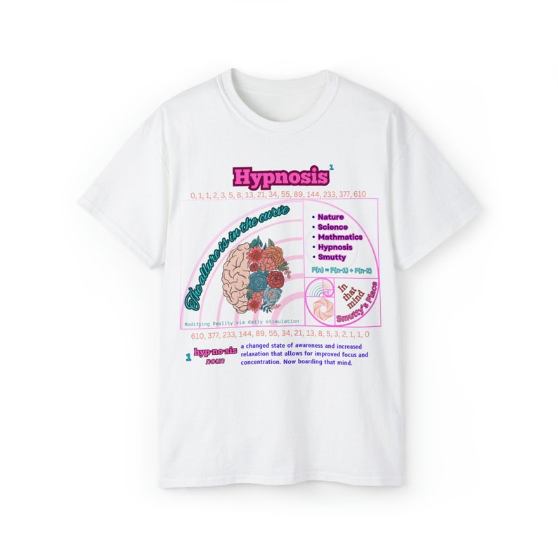 Fibonacci Spiral Shirt, Hypnosis T-shirt, Golden Ratio, Science , Nerdy ...