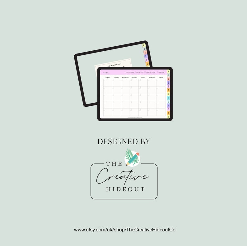 MINIMALIST 2024 Digital Planner for Ipad, Goodnotes + Android. Undated ...