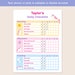 Kids Daily Checklist, Editable Chores, Checklist for Kids, Daily ...