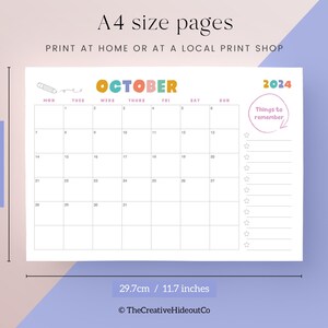 2024/2025 School Year Planner Printable | Academic Calendar | September ...