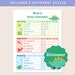 Kids Daily Checklist, Editable Chores, Checklist for Kids, Daily ...