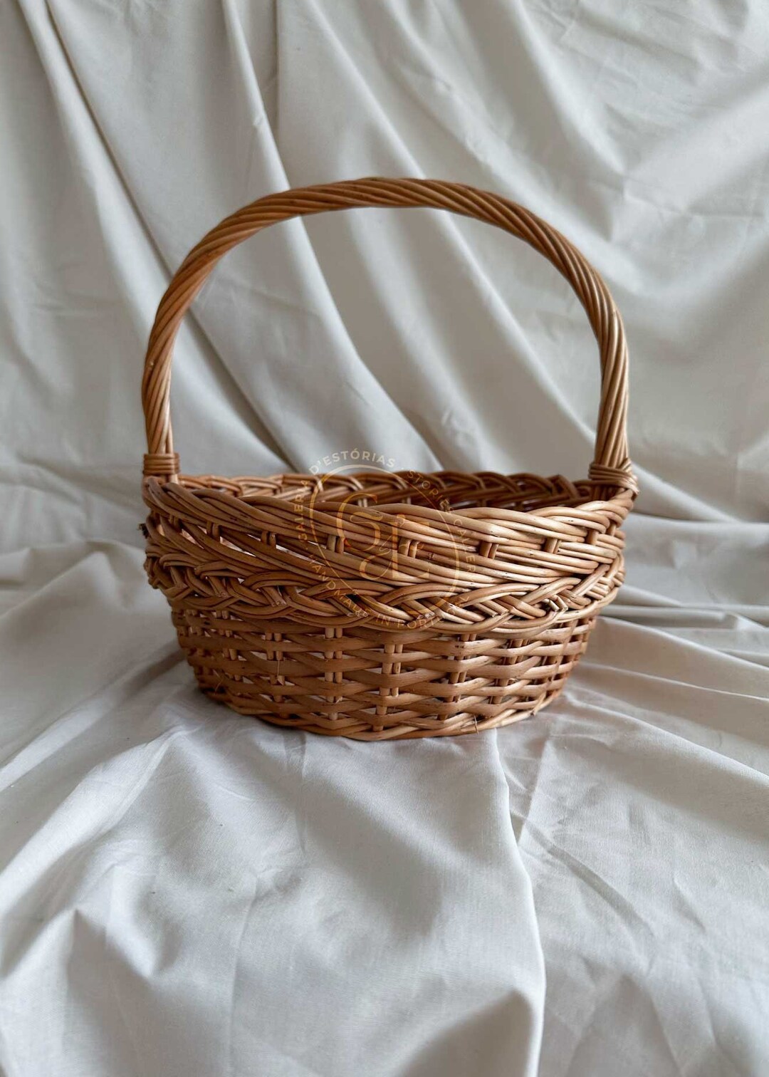 Traditional Wicker Basket. Handmade Willow Basket. Woven Wicker ...