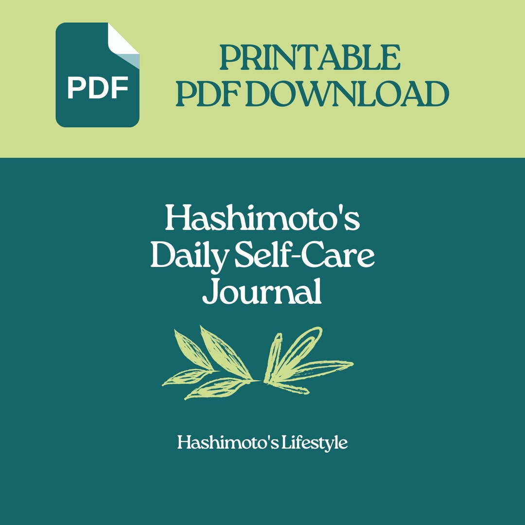 Printable PDF Hashimoto's Daily Self-care Journal - Etsy