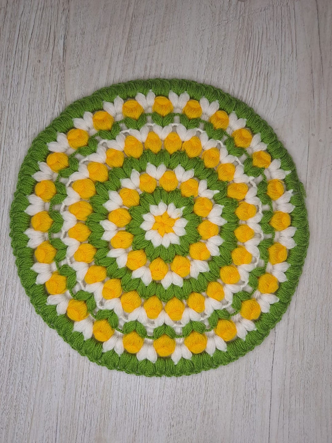 Artisanal Knit Wool Bath Pouf - Handmade Textured Bath Loofah for a ...