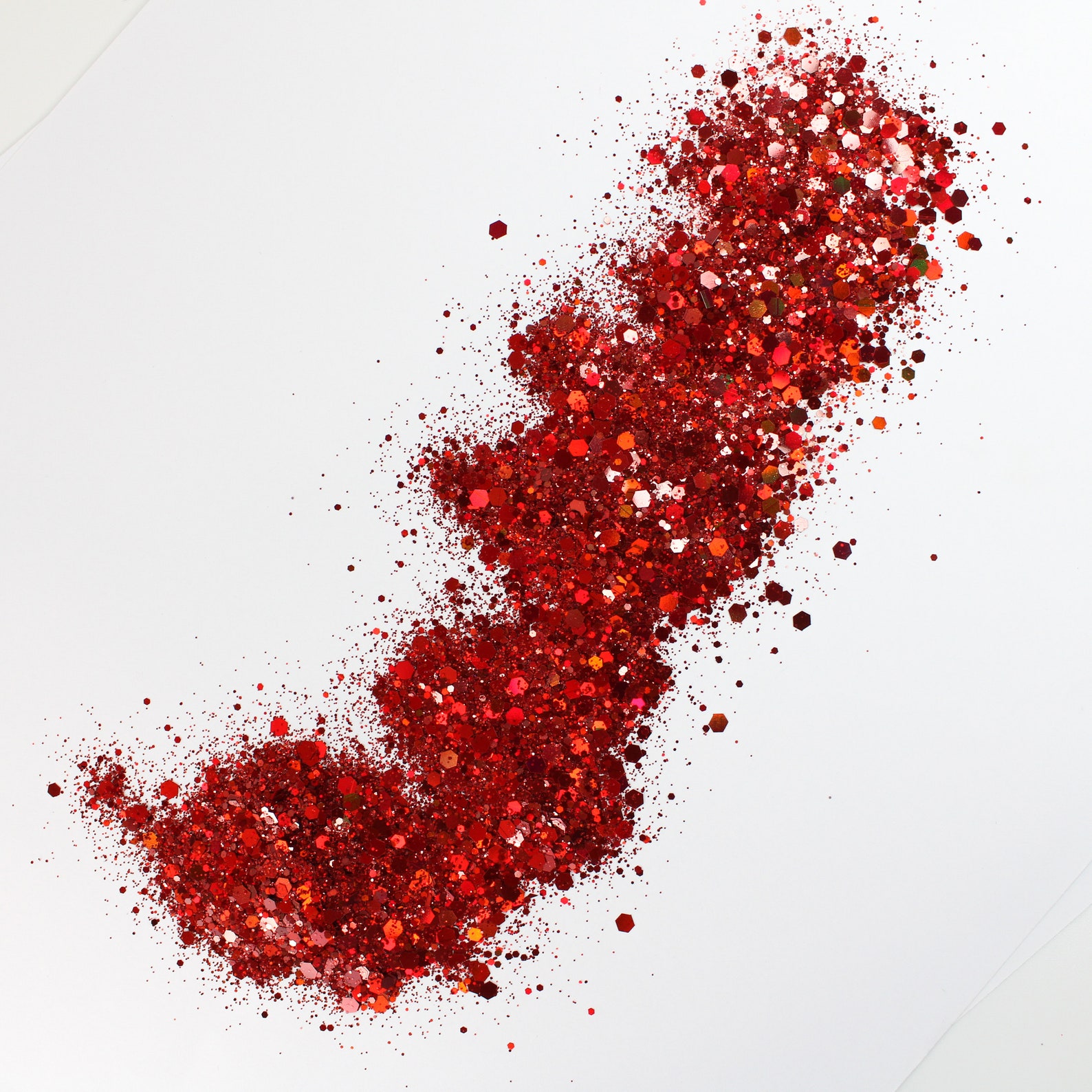 10g Hot Red Glitter - Premium Glitter for Crafts, Nail Art, and DIY ...