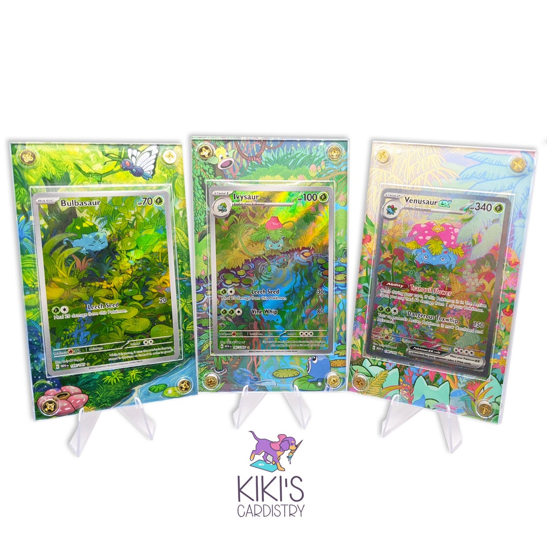 Bulbasaur Ivysaur & Venusaur 151 Extended Artwork Acrylic - Etsy