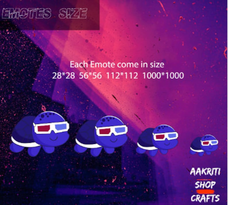 Adorable Animated Emotes Pack 6 Unique, Expressive, and Fun Digital ...