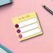 Printable Sticky Note To-do List Template | First Then Chart ...
