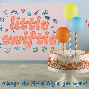 Little Swiftie Digital Download Printable Hi-res PNG, PDF, SVG - Etsy