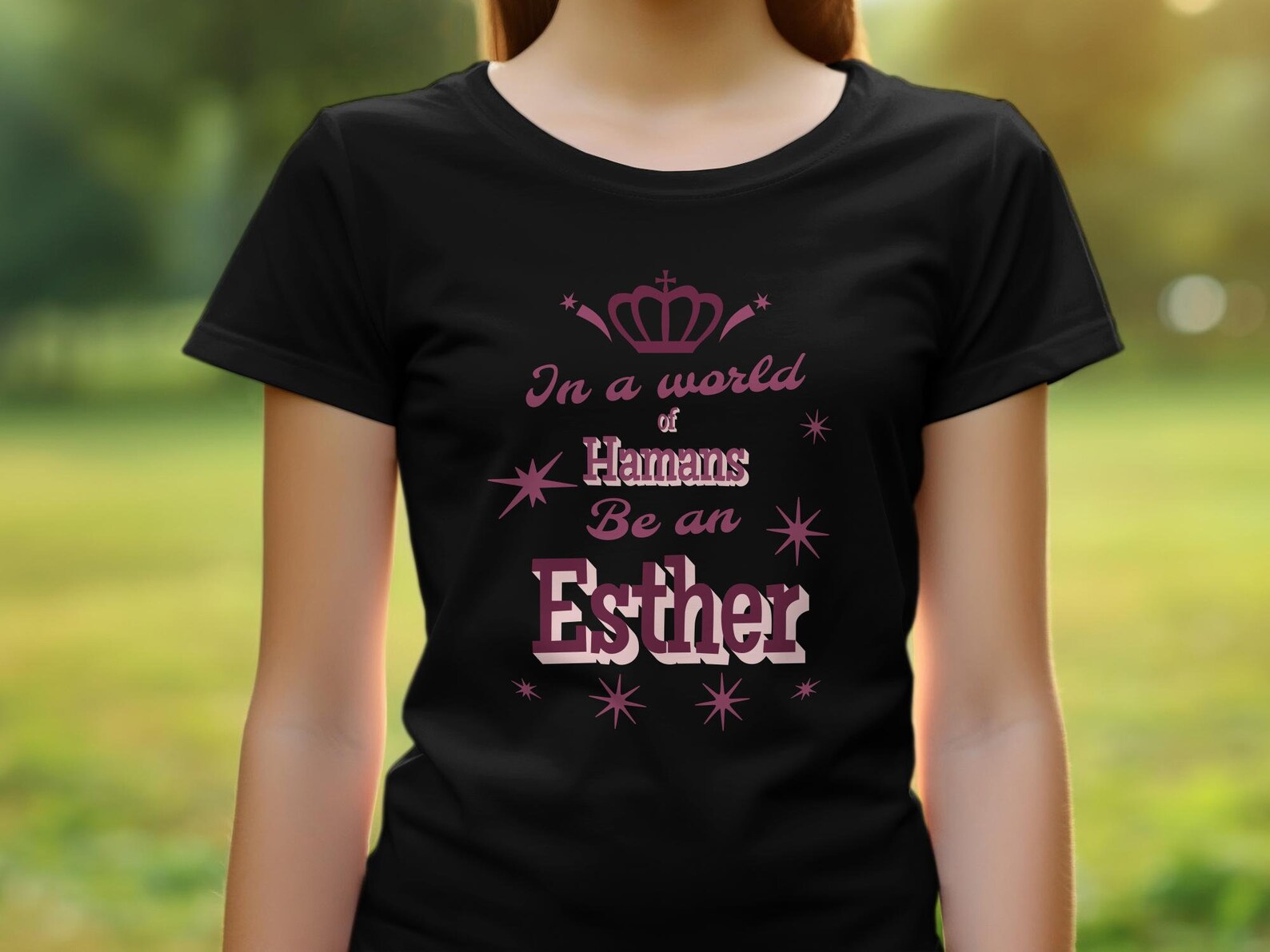 Queen Esther YOUTH Top Character and Courage T-shirt Esther Shirt Purim ...