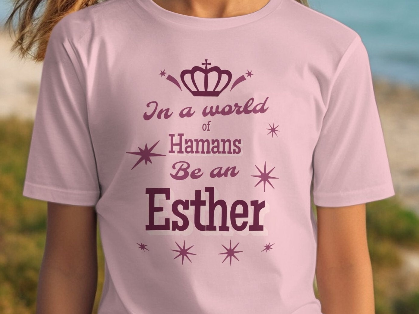 Queen Esther YOUTH Top Character and Courage T-shirt Esther Shirt Purim ...