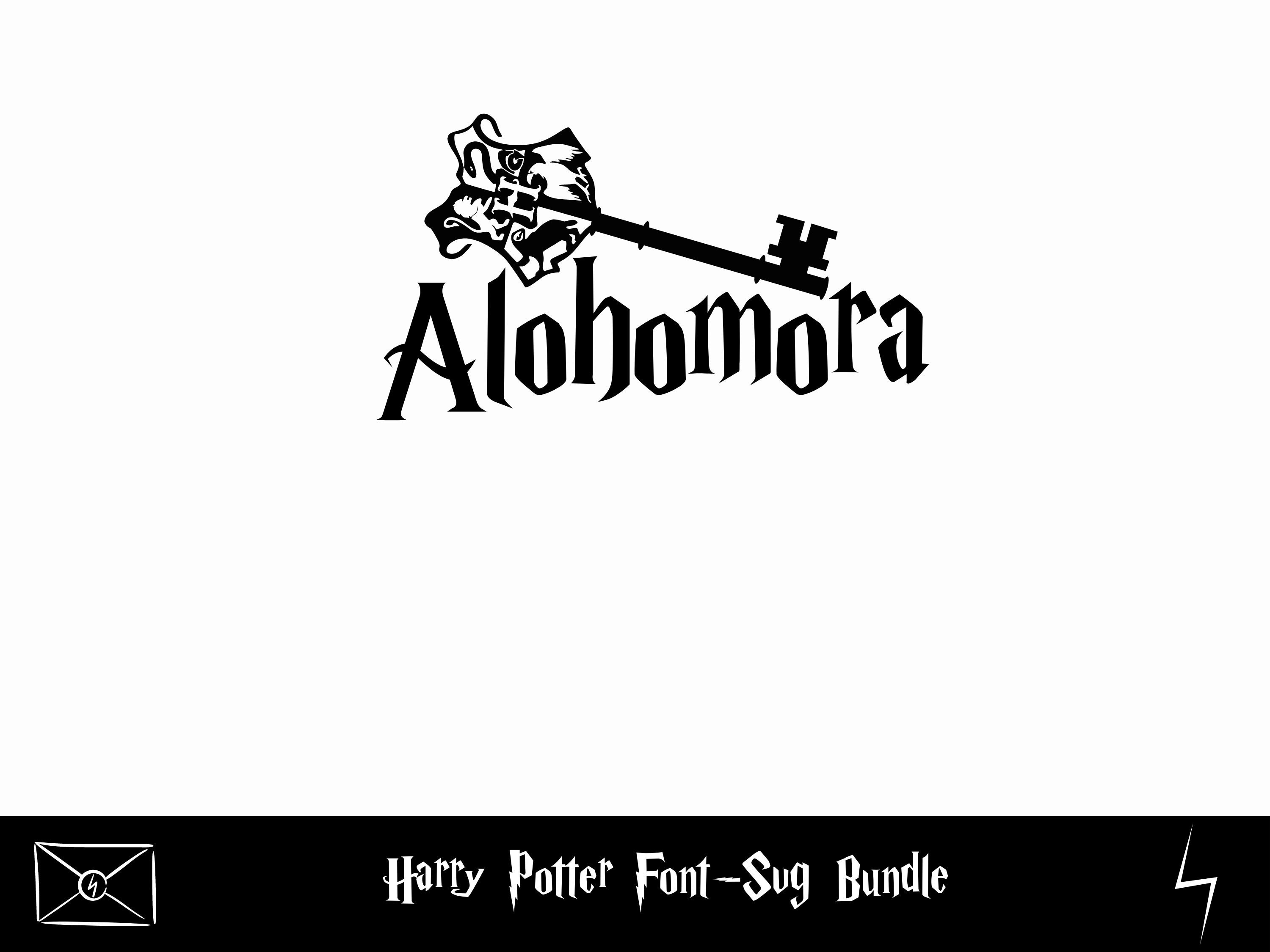 Potter Font Svg wizard Alphabet Svg Alohomora Svg Wizard - Etsy UK