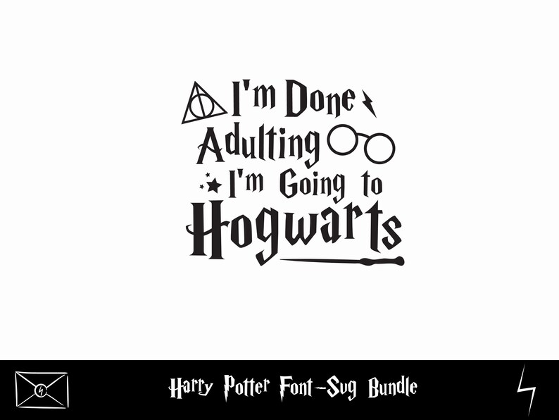 Potter Font Svg wizard Alphabet Svg Alohomora Svg Wizard - Etsy UK
