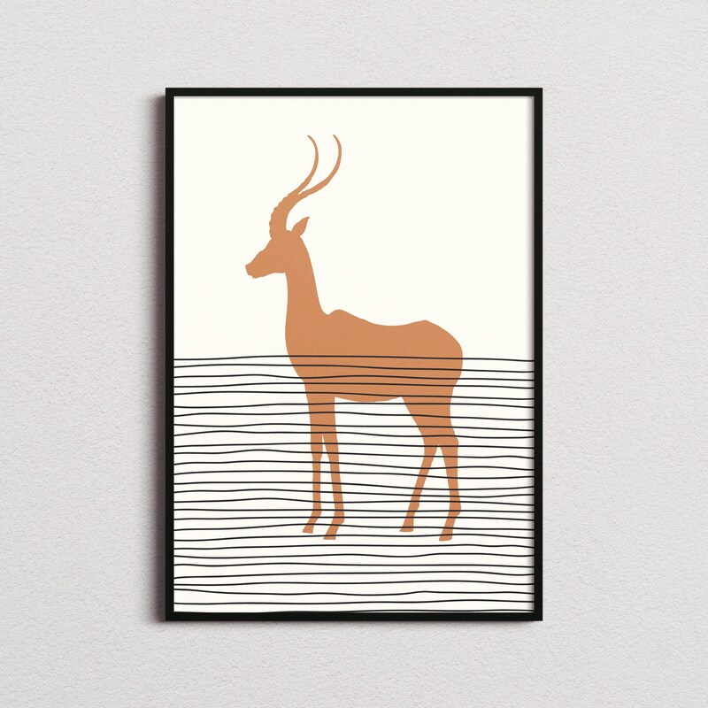 Antelope Poster - Etsy
