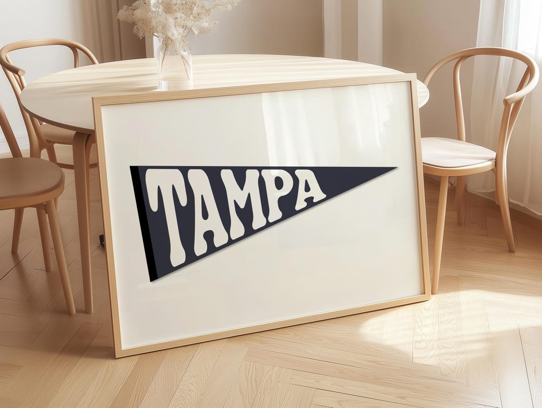 Tampa Print, Tampa Wall Art, Tampa Poster, Tampa Art Print, Florida ...