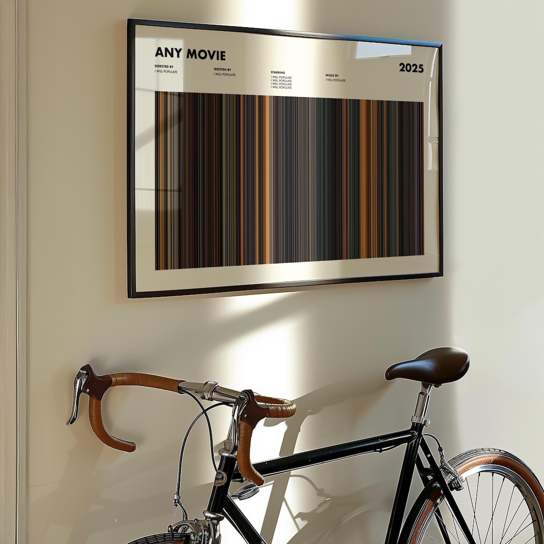 Choose ANY Movie - Custom Movie Barcode Print, Movie Posters, Movie ...