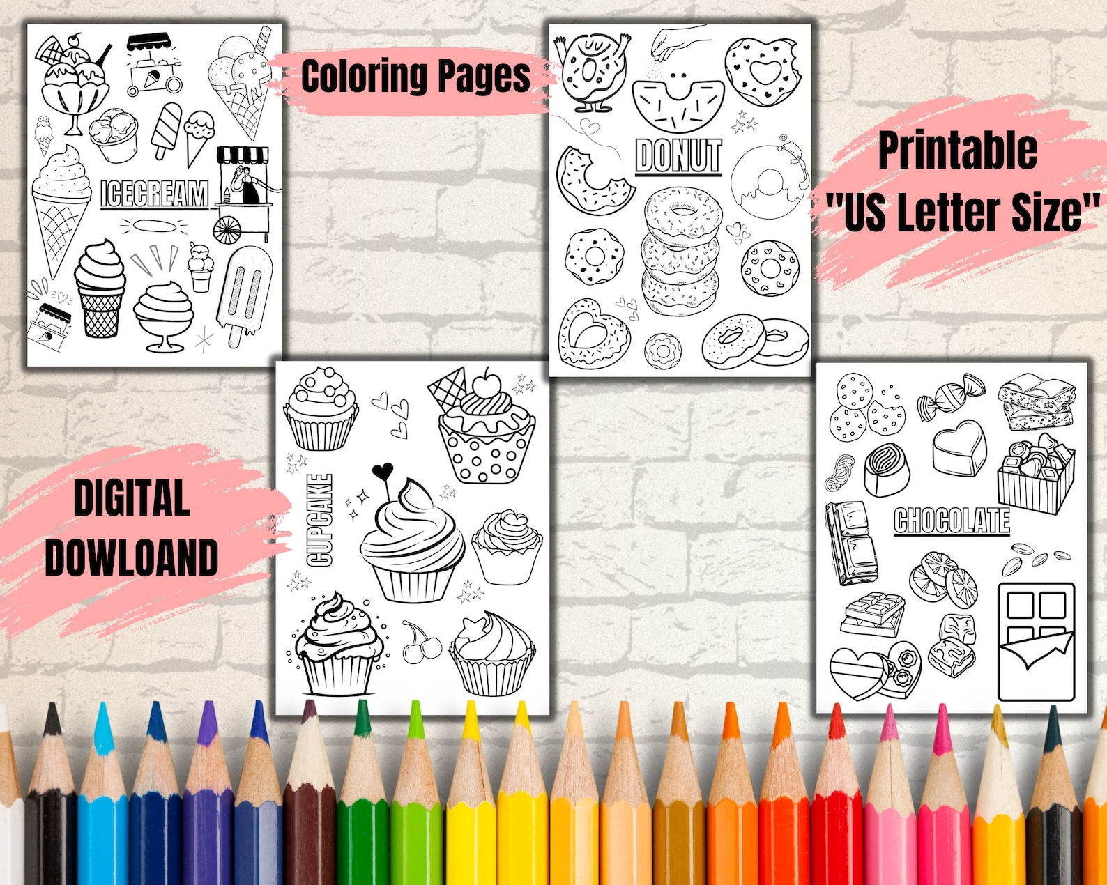 Colouring Pages for Kids, Colouring Page Animals, Printable Colouring ...