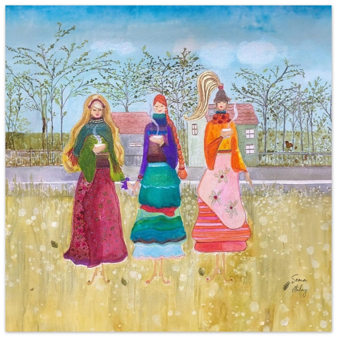 Hand Illustrated Poster, Poster Print Wall Art, Unique Art Print, Wall ...