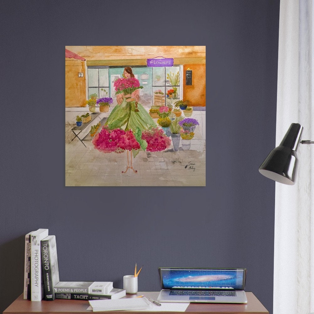 Hand Illustrated Poster, Poster Print Wall Art, Unique Art Print, Wall ...