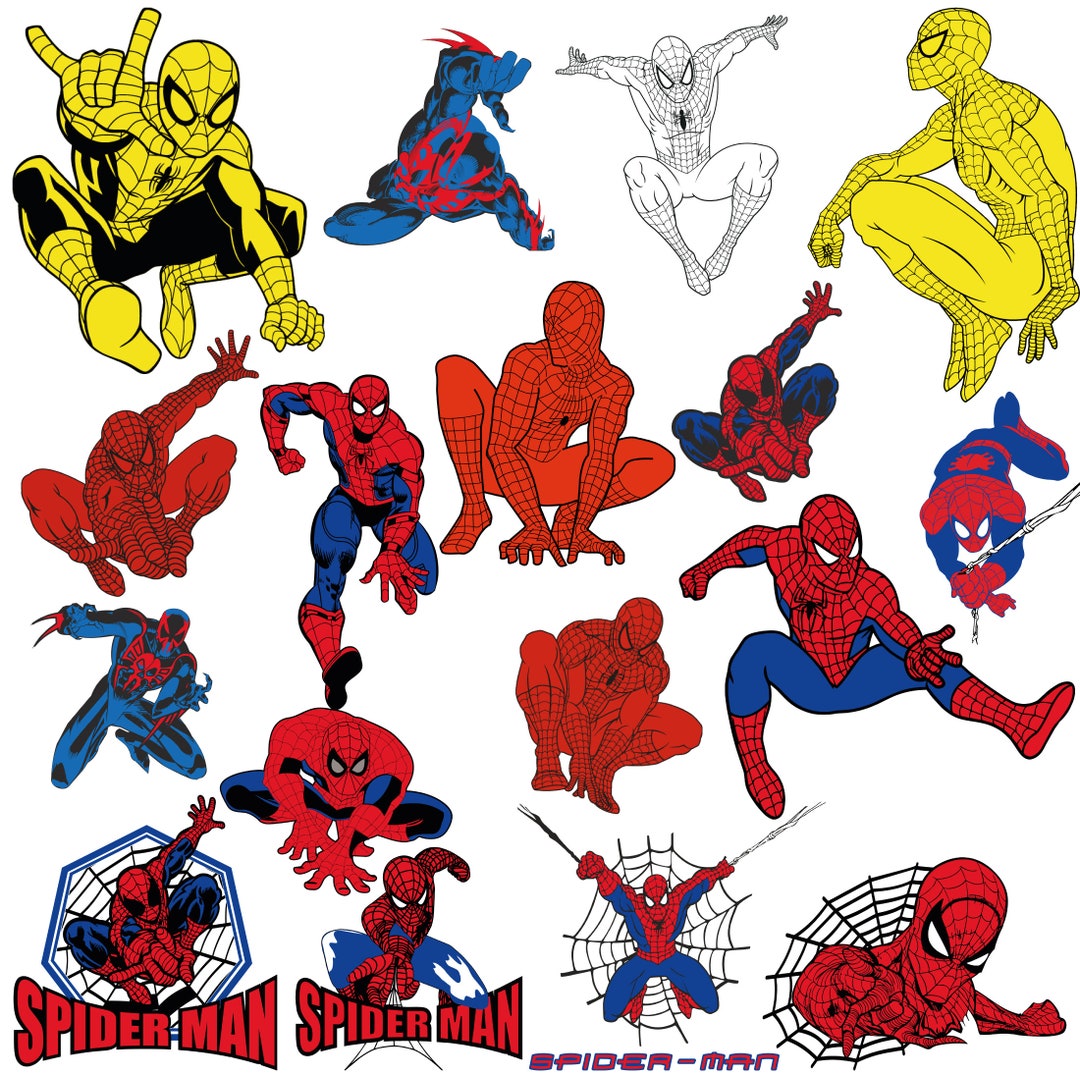 SPIDERMAN SVG 150 Bundle Spider-man Svg Cut Files for - Etsy Canada