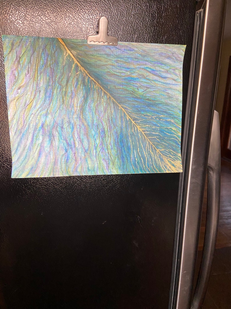 Peacock Feather Abstract Painting - Etsy