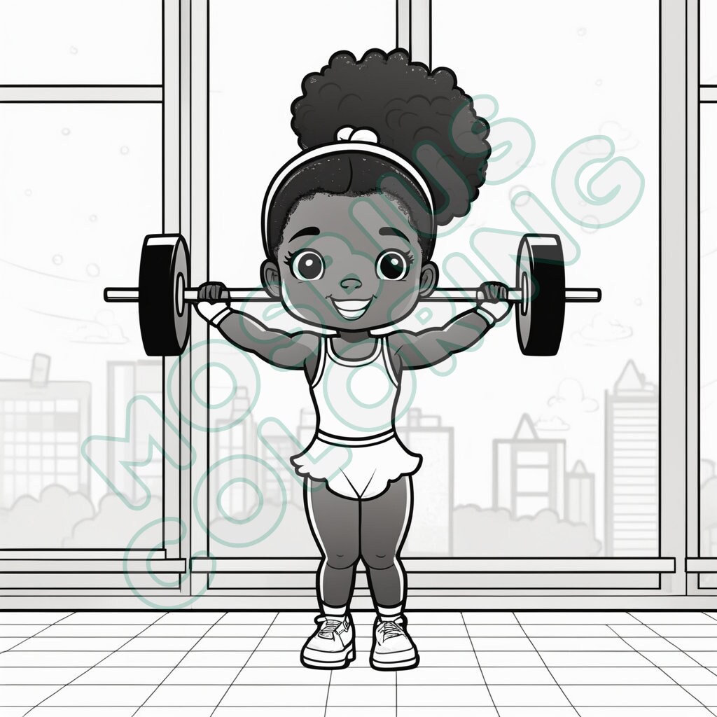51 Gymnastics Coloring Page. Cute Colouring Book, Busy Book, Fitness ...