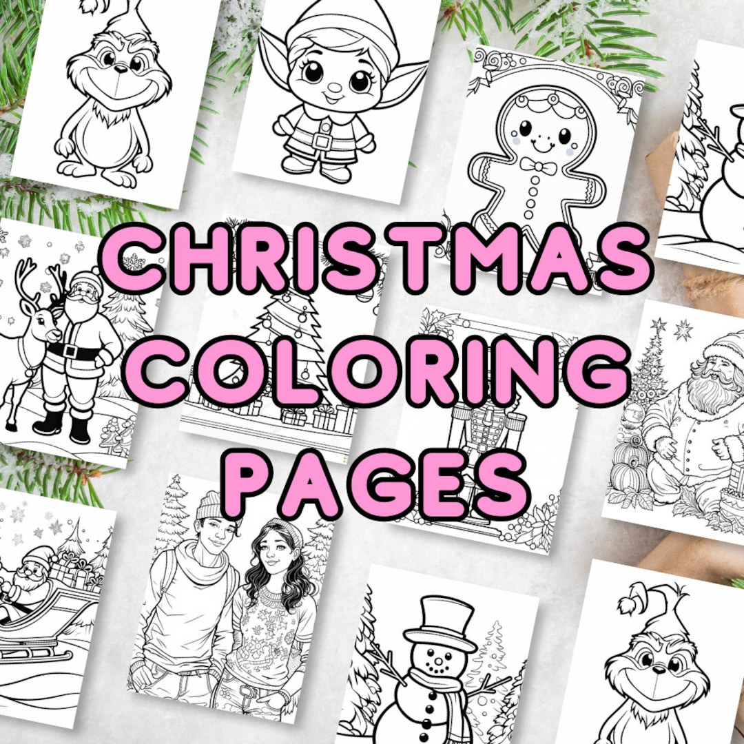 68 Christmas Coloring Pages. Activity Book, Nativity Coloring Pages ...