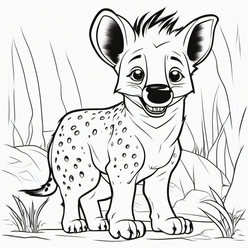 Coloring Page Cute Animals. 100 Coloring Pages. PDF Coloring - Etsy