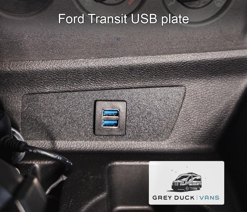 Ford Transit USB Plate - Etsy